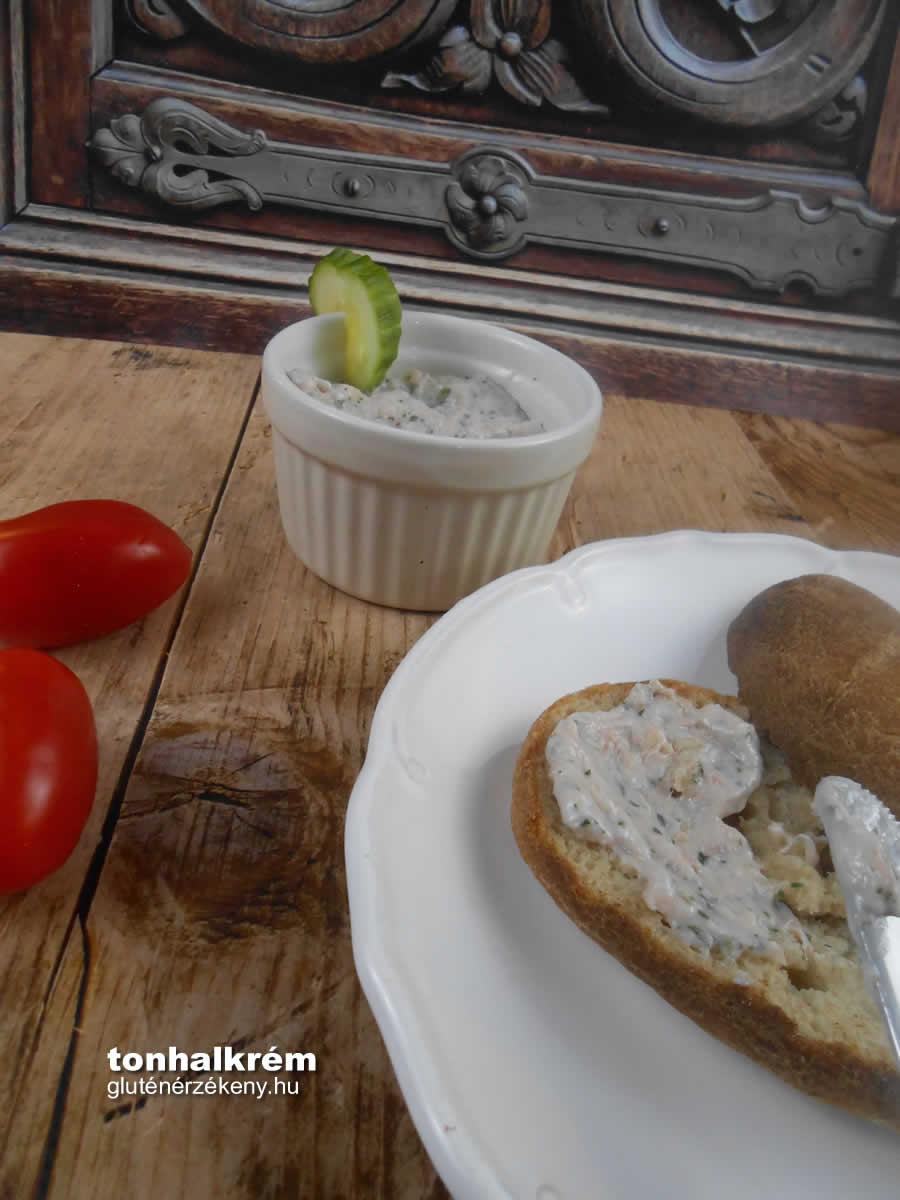 Tonhalkrém tej- és gluténmentesen - gluténmentes szendvicskrém