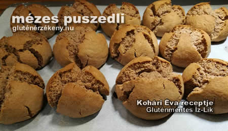 Gluténmentes mézes puszedli recept | Gluténmentes Íz-lik - Éva receptjei