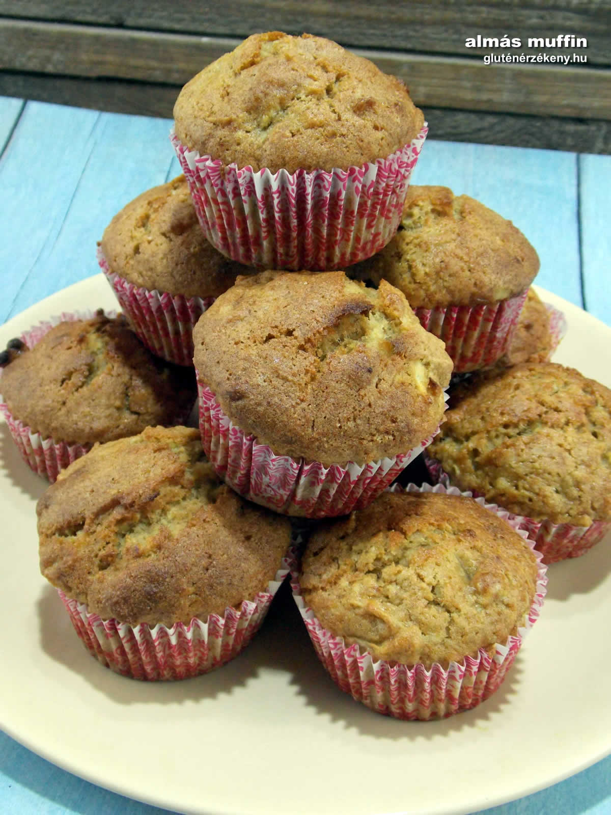 Almás gluténmentes muffin - gluténmentes sütemény receptek
